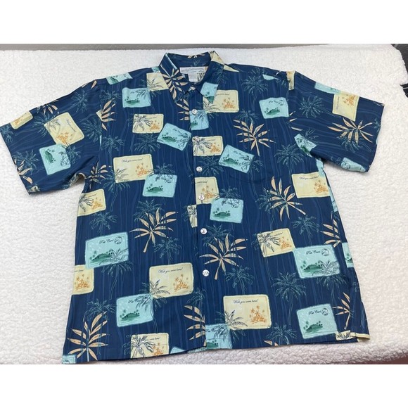 Pineapple Moon | Shirts | Pineapple Moon Hawaiian Shirt Size L Palm ...
